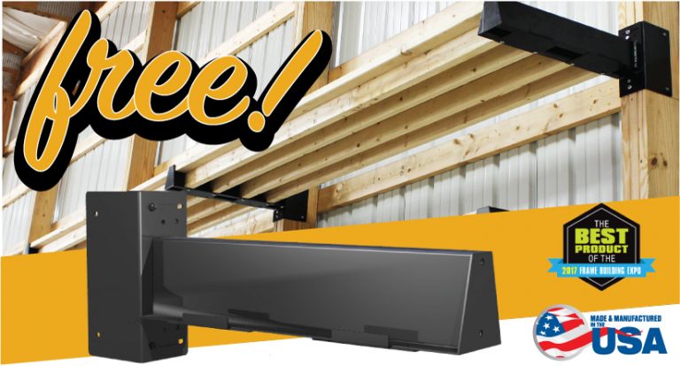Win Three Post-Rack Brackets - Hansen Buildings