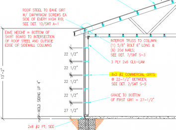sidewall girts Archives - Hansen Buildings