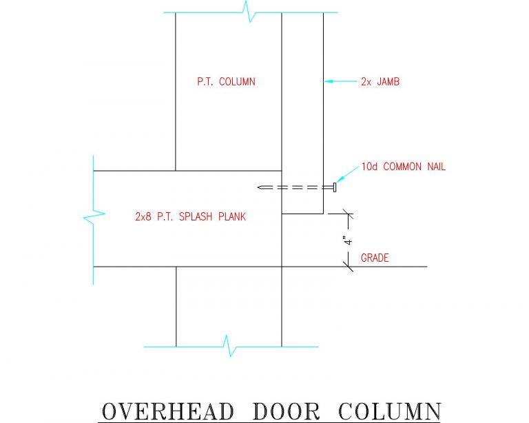 Overhead Door Jambs - Hansen Buildings