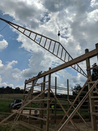 Prefabricated Endwall Trusses - Hansen Buildings