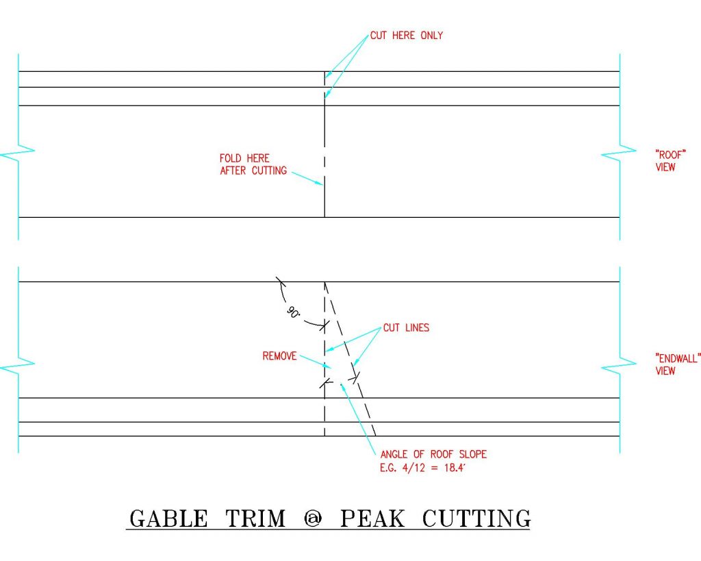 Gable Rake Trim, 24" oc Framing, and Lap Siding Options - Hansen Buildings