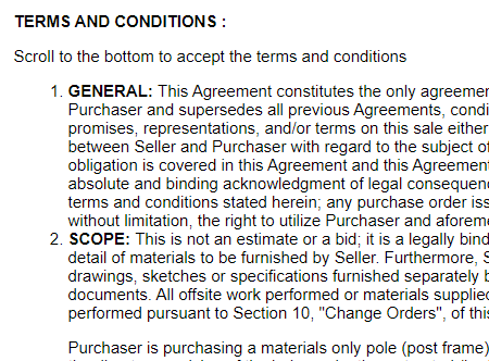 Talking Contract Terms - Hansen Buildings