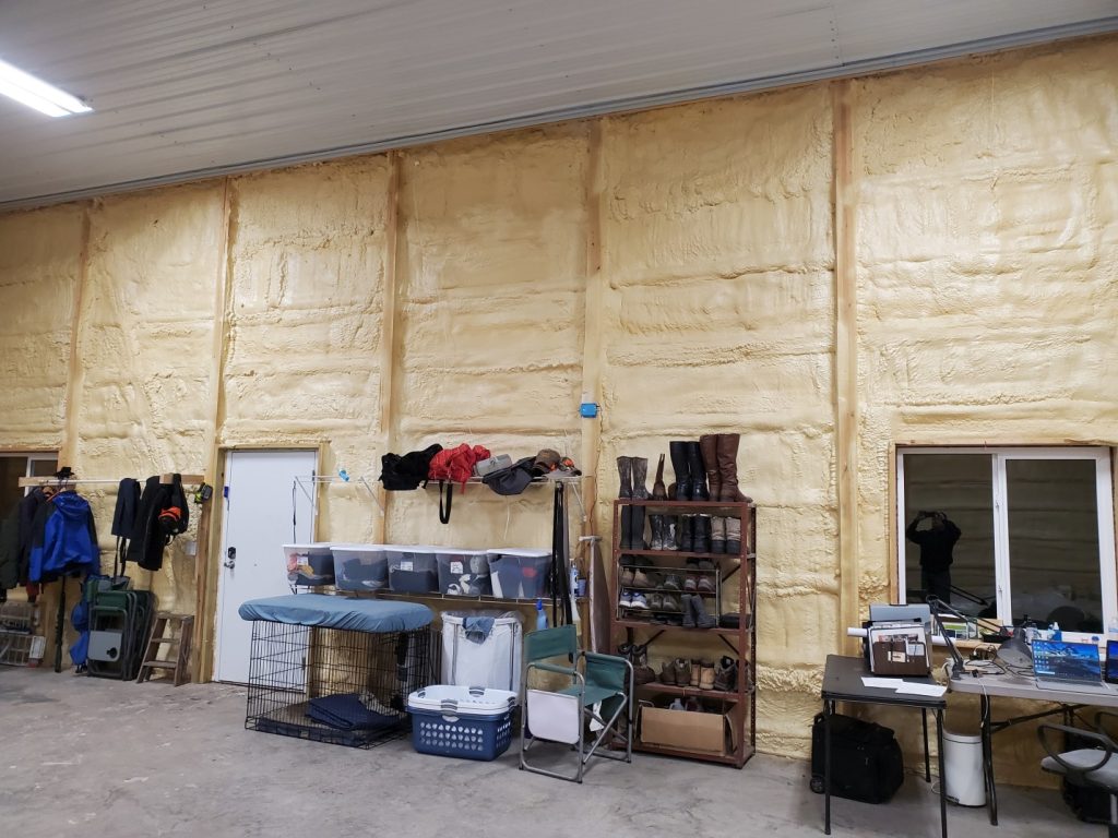 Retro Installing Windows in a Spray Foamed Post Frame Building - Hansen ...