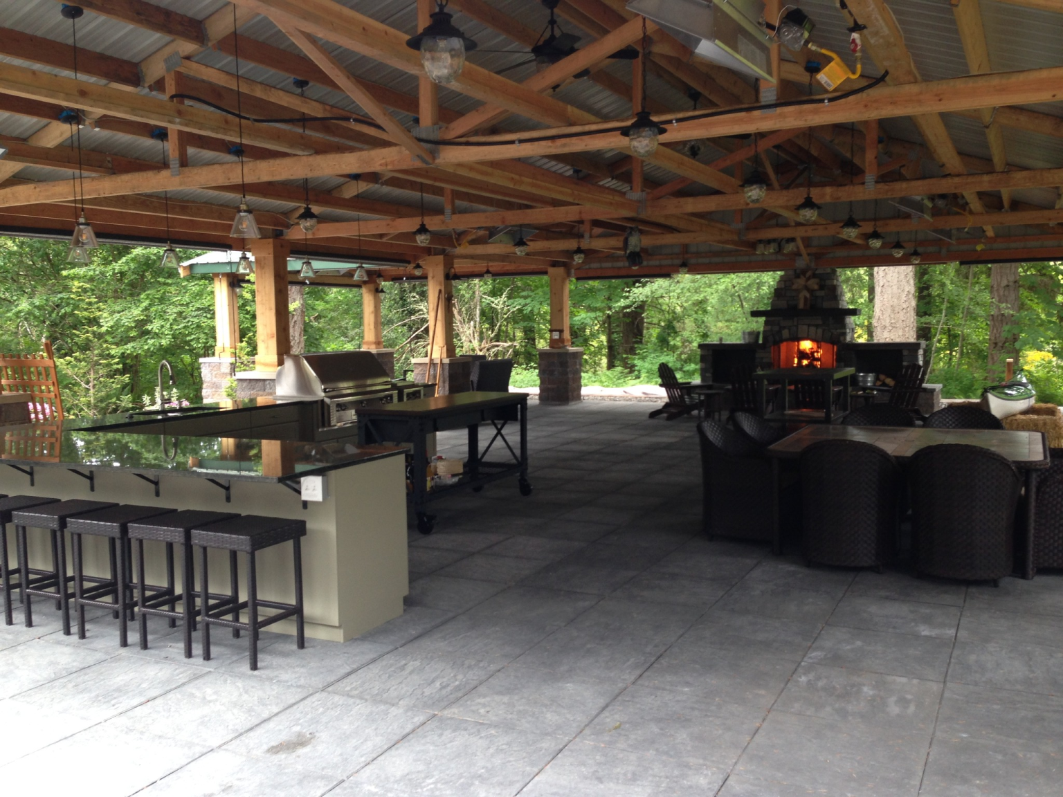 Outdoor Kitchen Gazebo Buildings | Hansen Pole Buildings