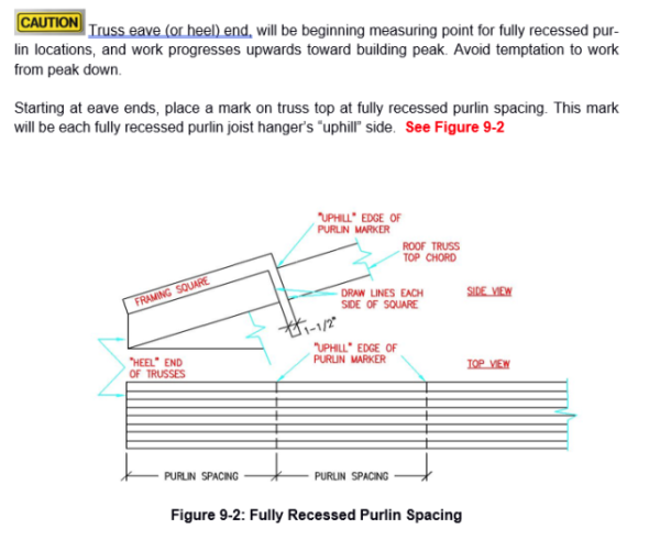 An Open Endwall, "Level Columns," and Purlin Spacing - Hansen Buildings