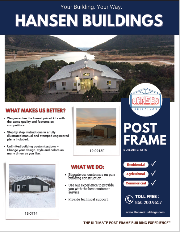 In What Ways Does Hansen Pole Buildings Provide the Strongest Post ...