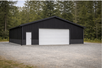 30x40x12 Post Frame Kit - Hansen Buildings
